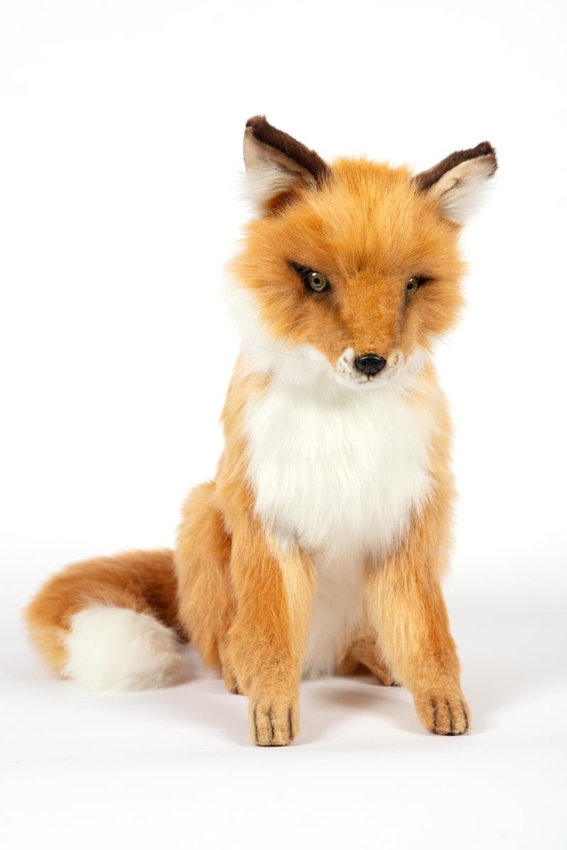 Purchase Hansa 6994 Fox Sitting Realistic Plush Poseable Toy at World ...