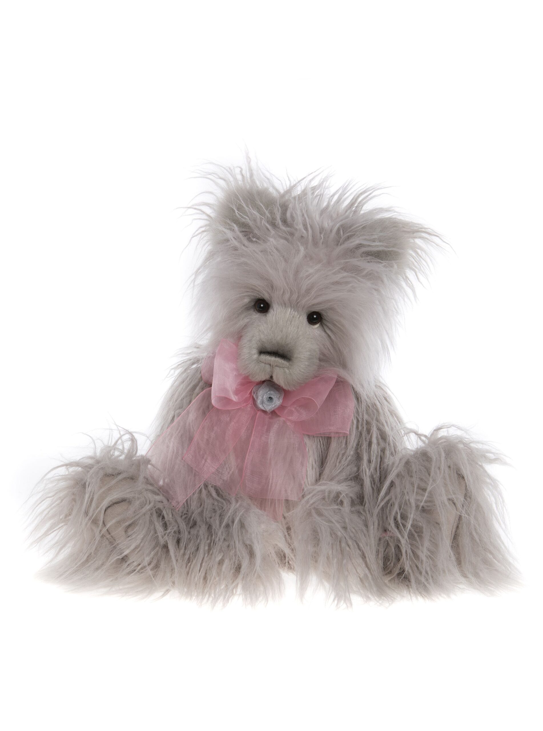 Purchase Charlie Bear Chrissy Grey Long Furred Jointed Plush Teddy ...